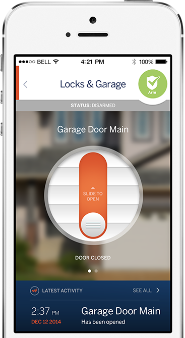 Garage Door Monitor | Remote Control & Garage Door Security by ADT